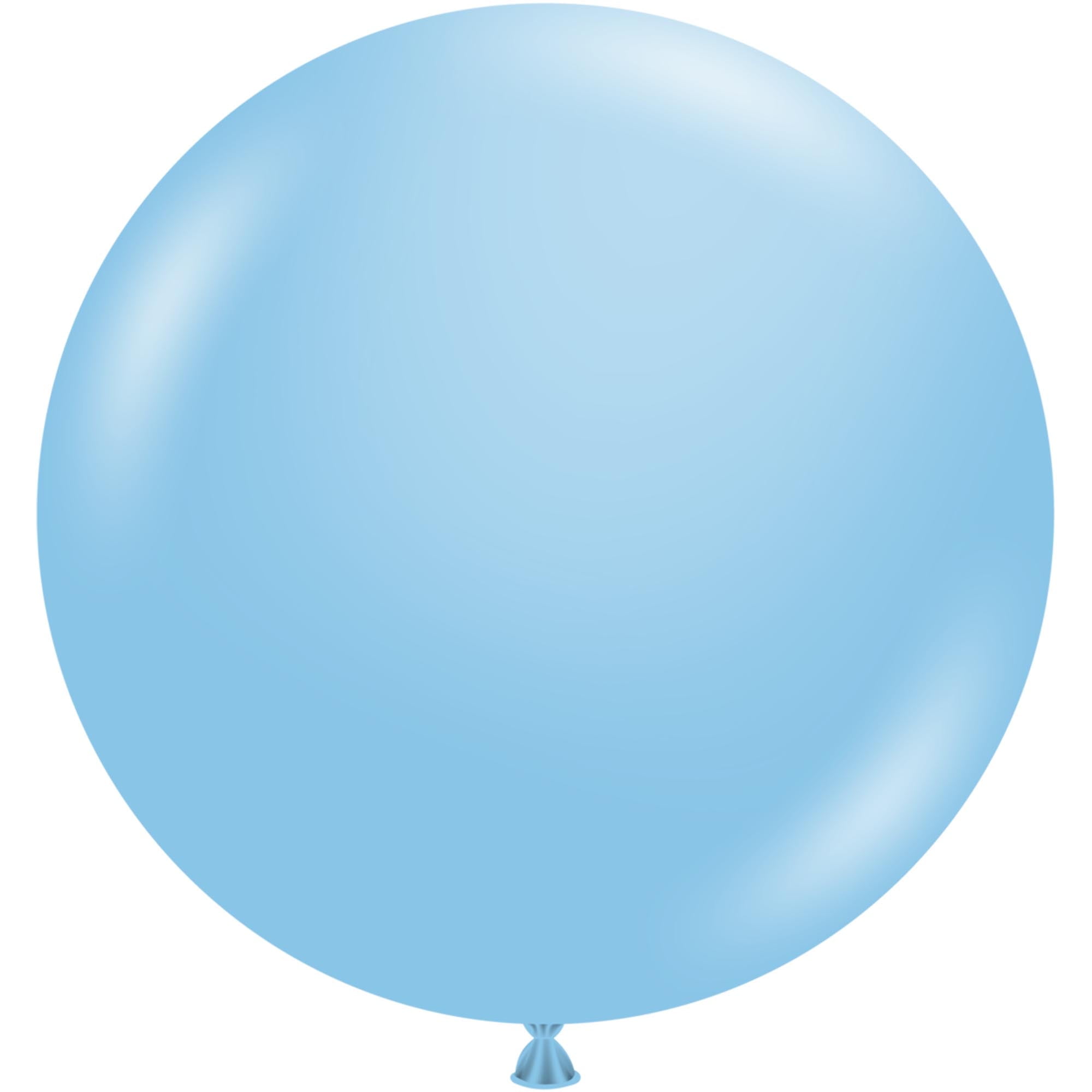 3 Tuftex Baby Blue Balloons 24" - Walmart.com