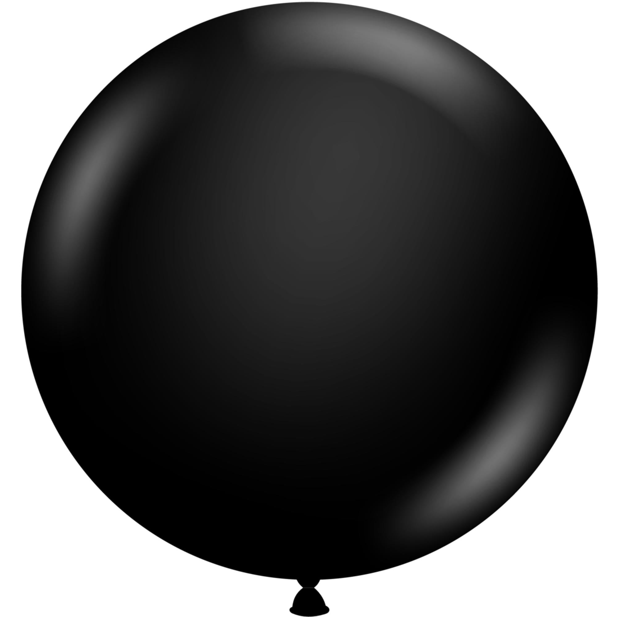 3 Tuftex Black Balloons 24" - Walmart.com