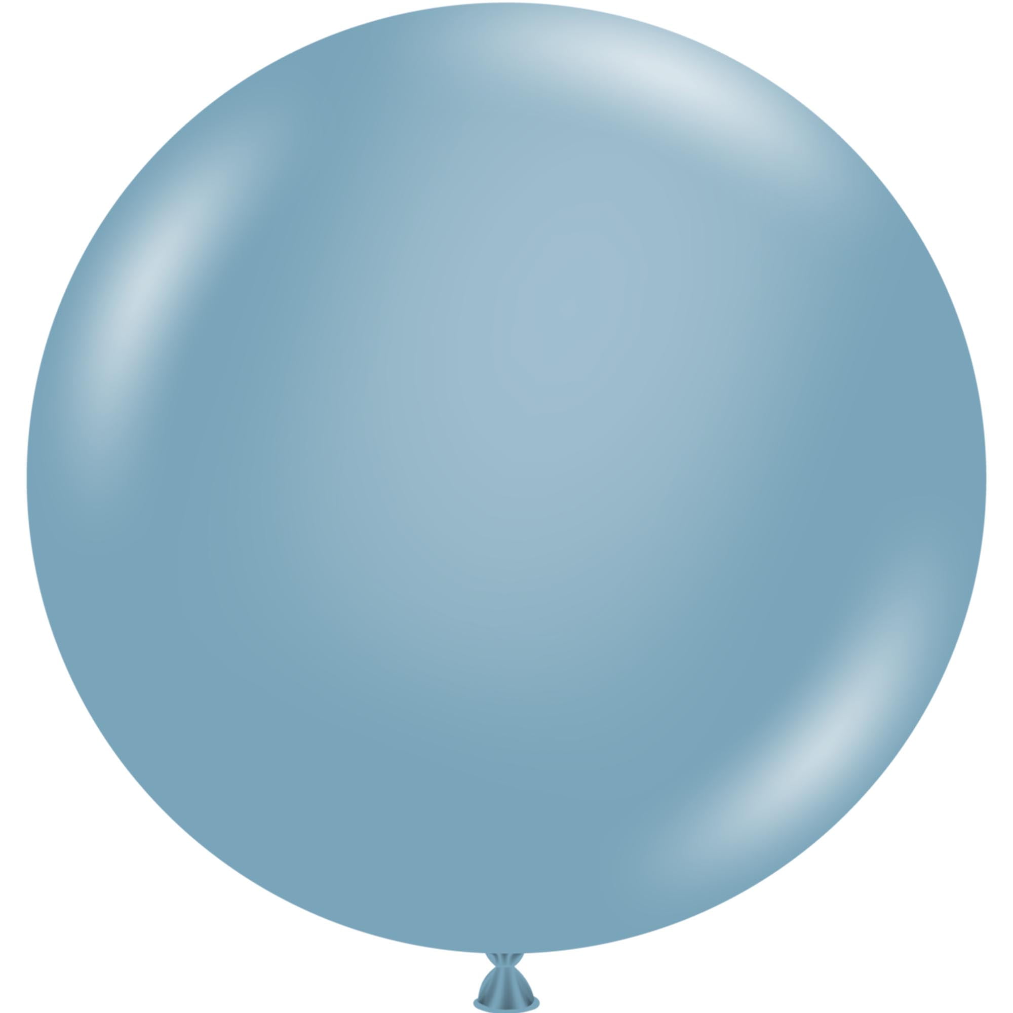 3 Tuftex Blue Slate Balloons 24" Made In USA - Walmart.com