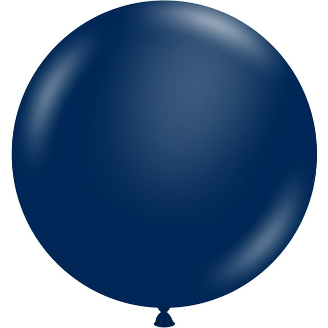 3 Tuftex Metallic Midnight Blue Balloons 24" - Walmart.com