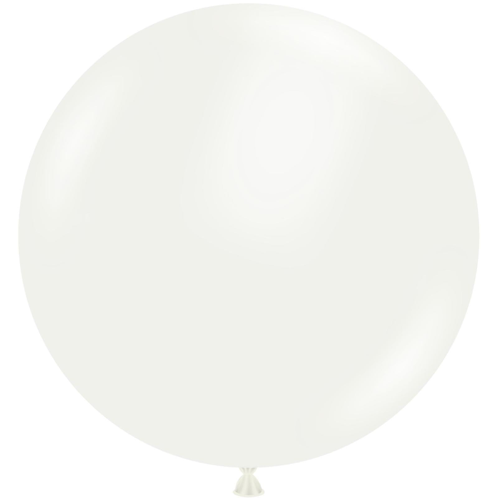 3 Tuftex White Balloons 24" - Walmart.com