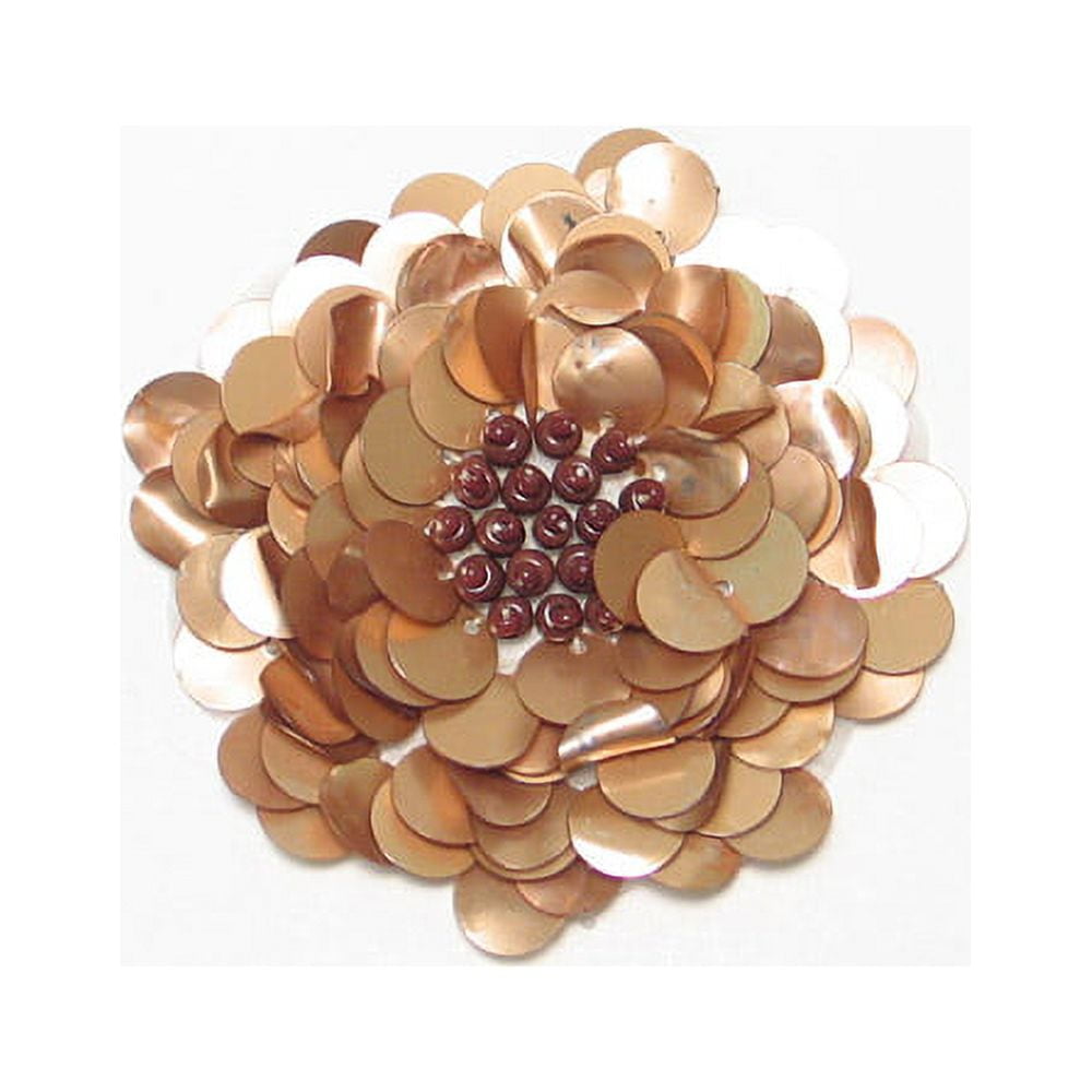 3" Twisted Sequin Flower Applique/Patch - Walmart.com