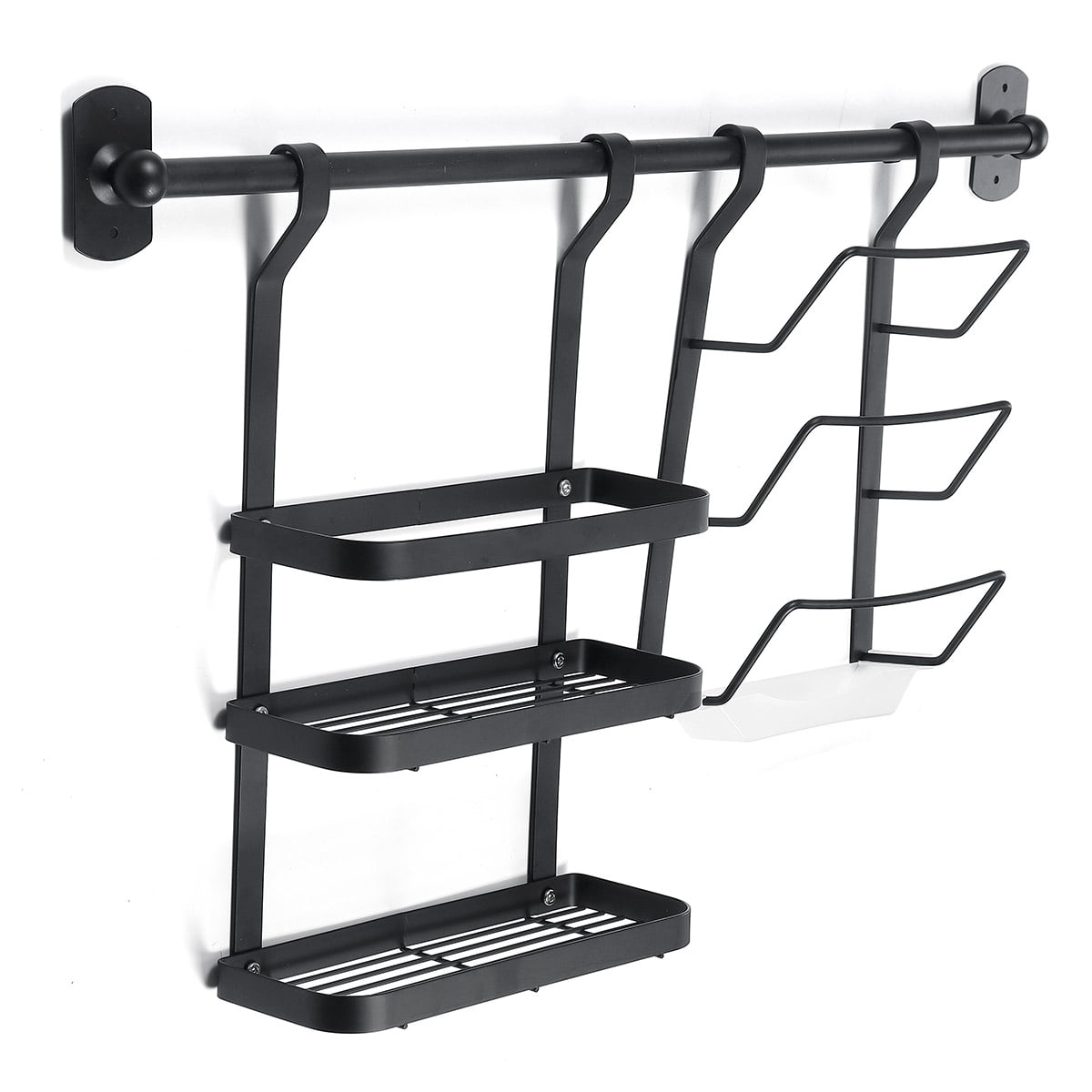 3 Type for choice Multifunctional Kitchen Wall Storage Rack, Hanging ...