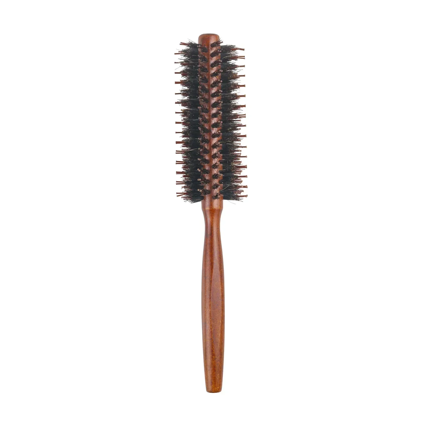 3 Types Bristle Solid Wood Curly Hair Comb Natural Boar Bristle Rolling ...