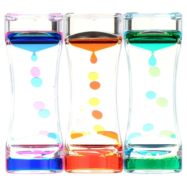 Walmart 3 Types Liquid Motion Bubbler Sensory Fidget Toys, Stress ...