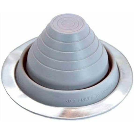 #3 Universal Master Flash – Grey EPDM Roof Pipe Flashing, Weather ...