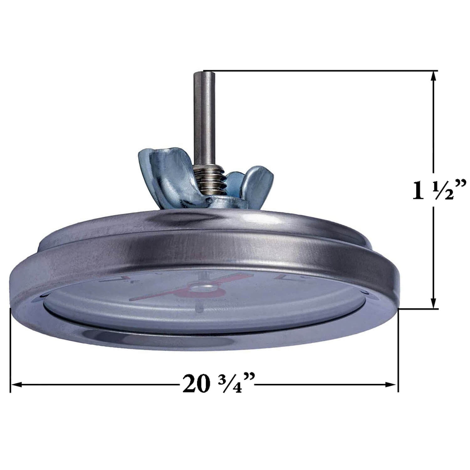 3" Universal Temperature Gauge - Walmart.com