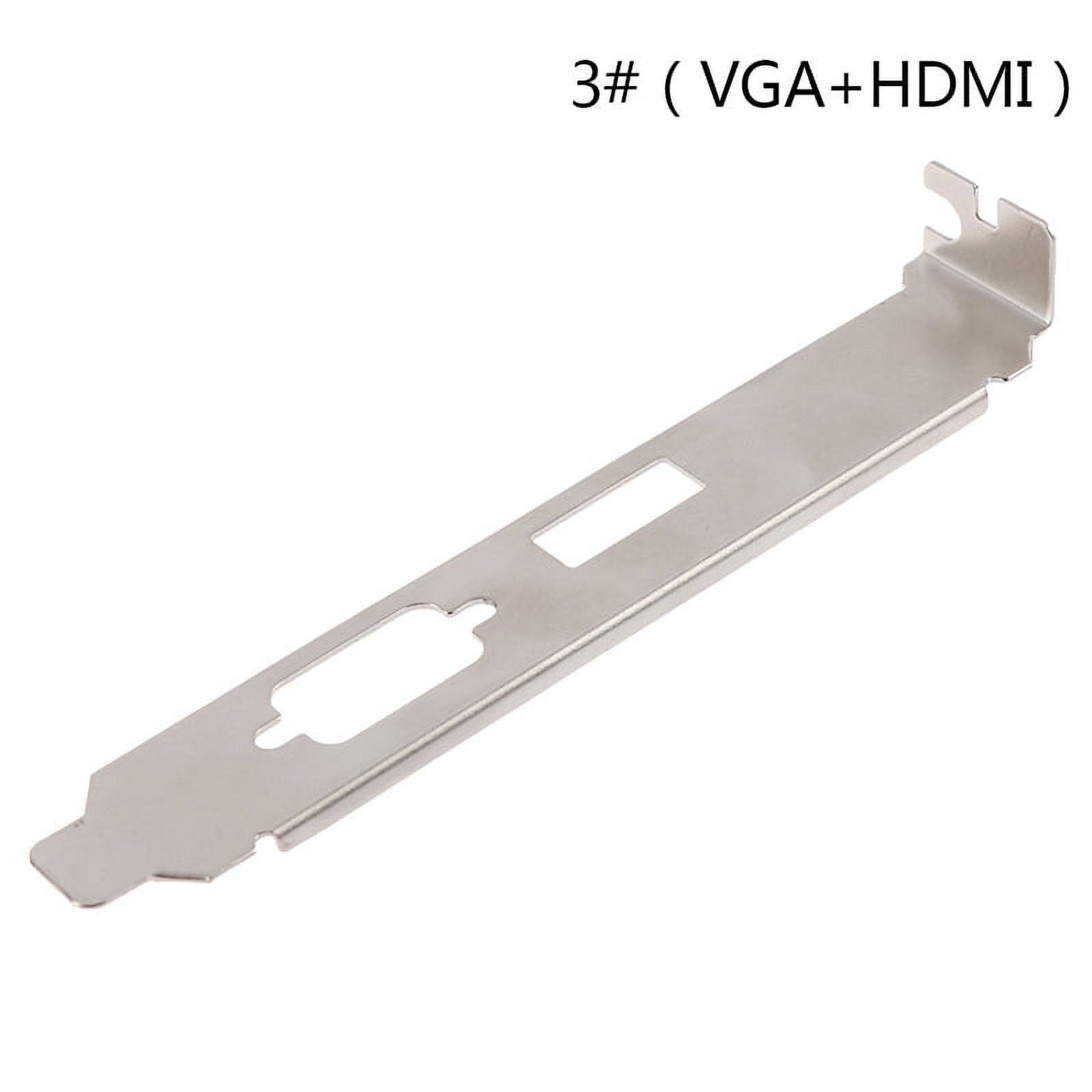 (3#（VGA+HDMI）) 1Pc 12cm High Profile Bracket Adapter HDMI DVI VGA Port ...