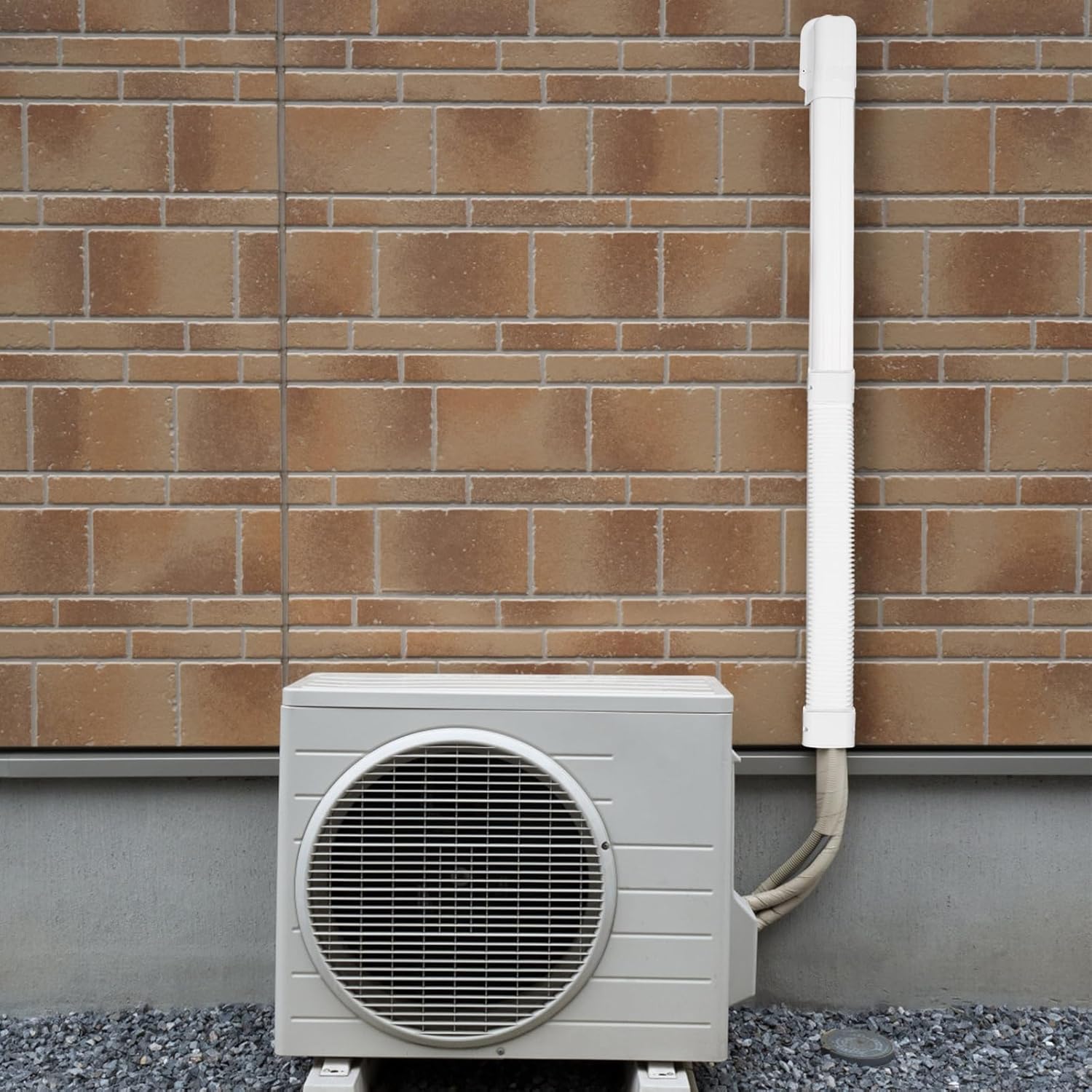 3''W 17ft L Mini Split Line Cover Kit,Pvc Air Conditioner Decorative ...