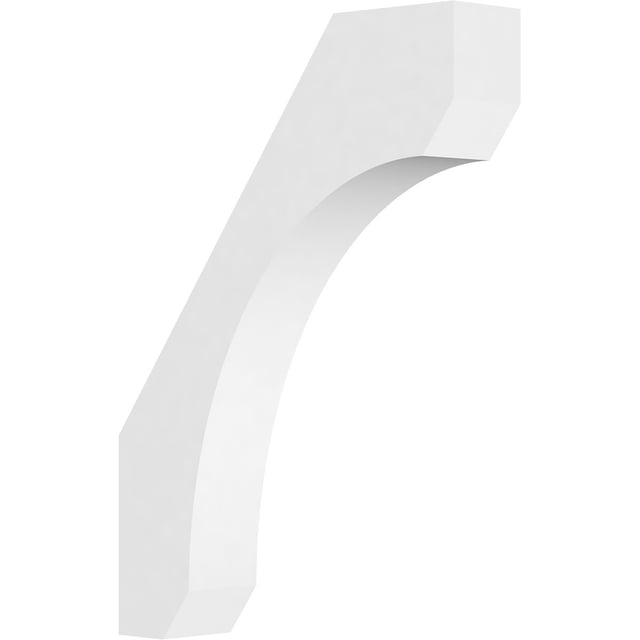 3"W x 16"D x 22"H Standard Legacy Architectural Grade PVC Knee Brace ...