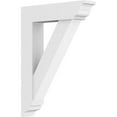 3"W x 18"D x 24"H Standard Traditional Architectural Grade PVC Bracket ...