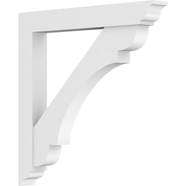 3"W x 30"D x 30"H Standard Olympic Architectural Grade PVC Bracket with ...