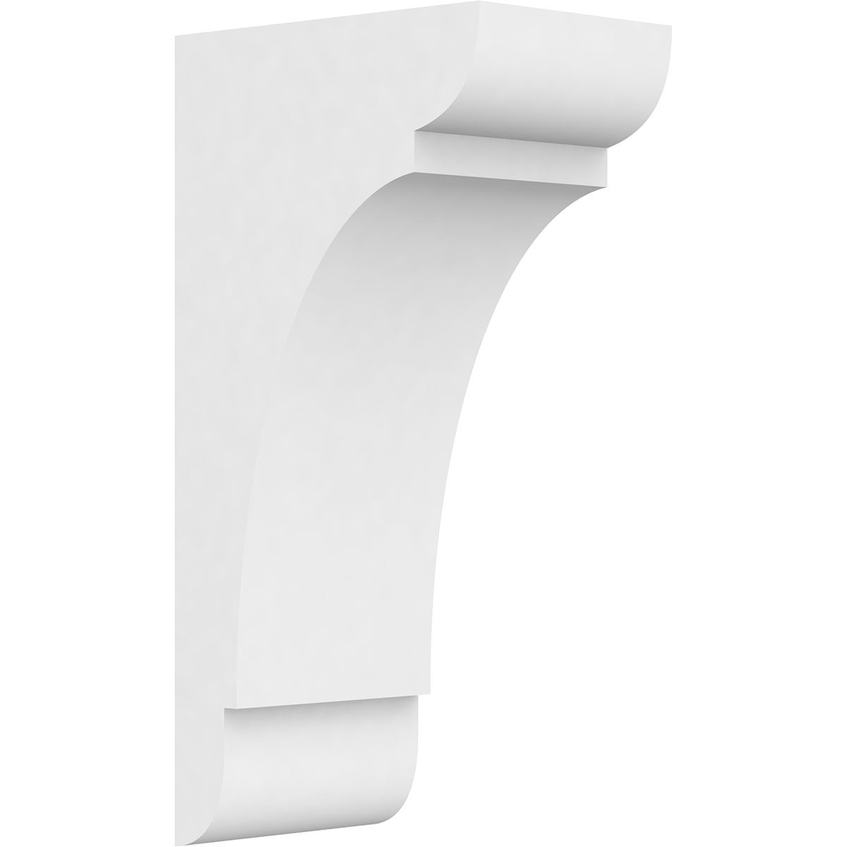 3"W x 5"D x 10"H Standard Olympic Architectural Grade PVC Corbel ...