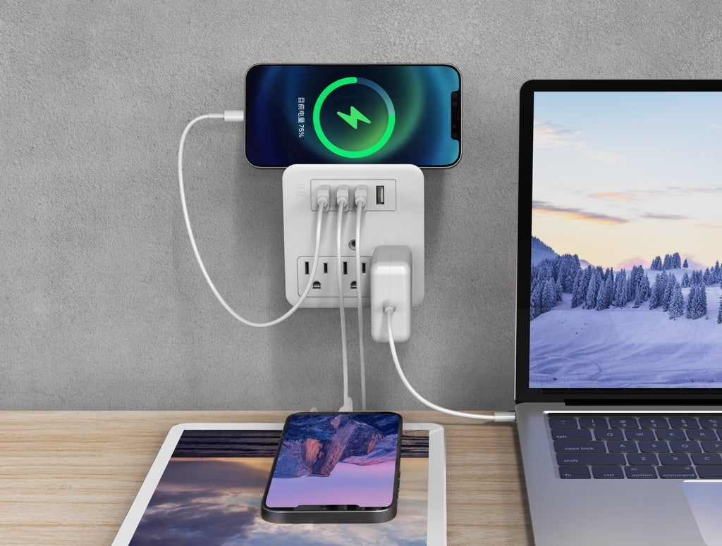 3 Wall Outlets with 4 USB Ports - Walmart.com