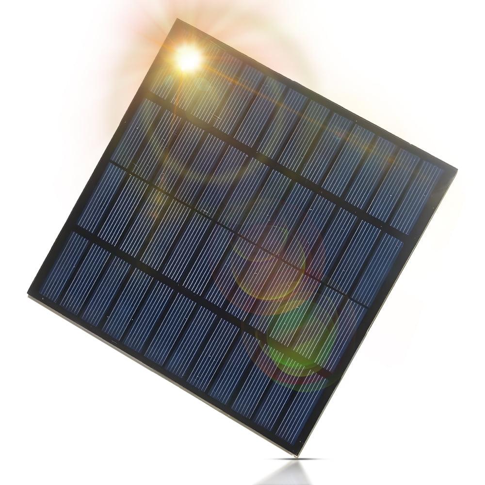 3 Watts Solar Panel 18.6 Percent High-Efficiency Polysilicon Power ...