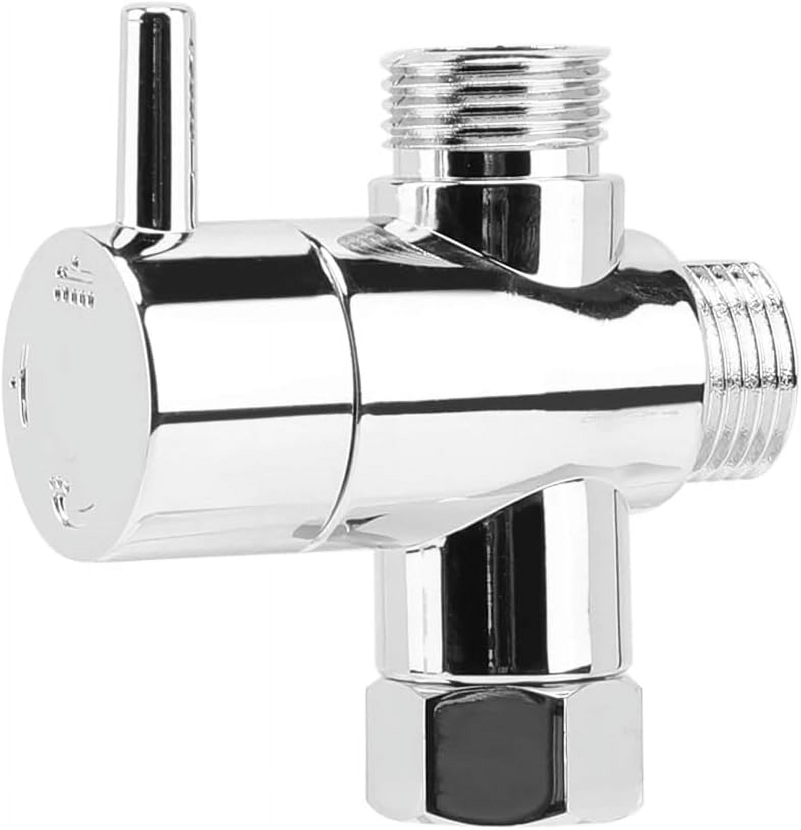 3 Way 1/2 Valve Bathroom Shower Faucet Water Splitter Shower Valve ...