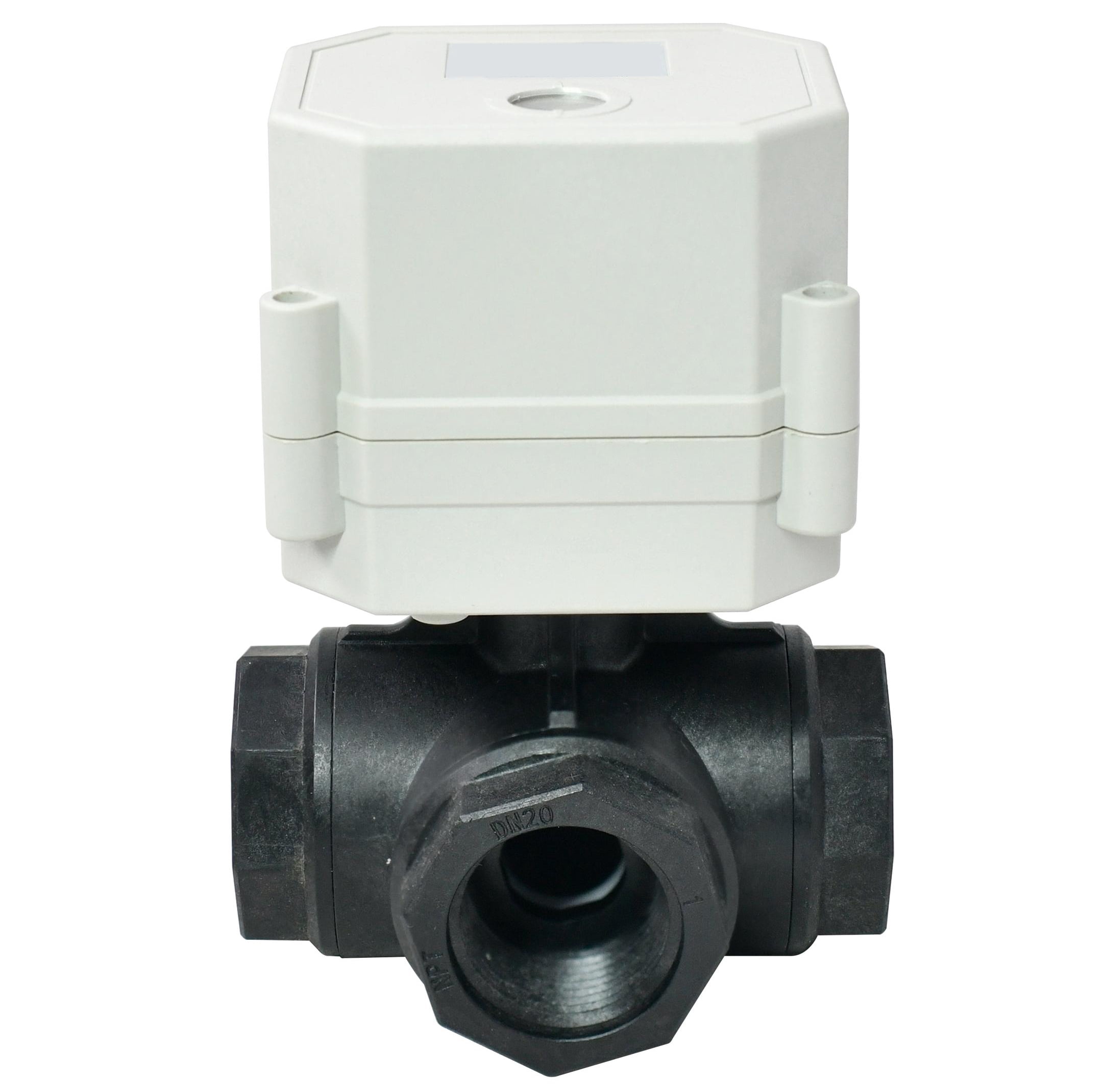 3 Way 1" PPO Motorized Ball Valve,DC5V DN25 Electric Ball Valve,CR501 ...