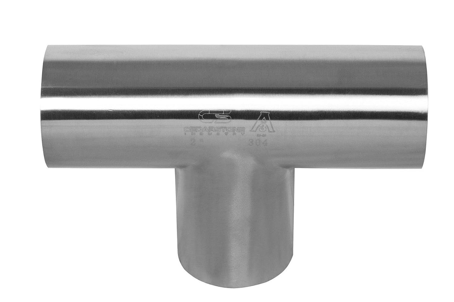3 Way 304 Stainless Steel Sanitary Equal Short Tee Weld End - Walmart.com