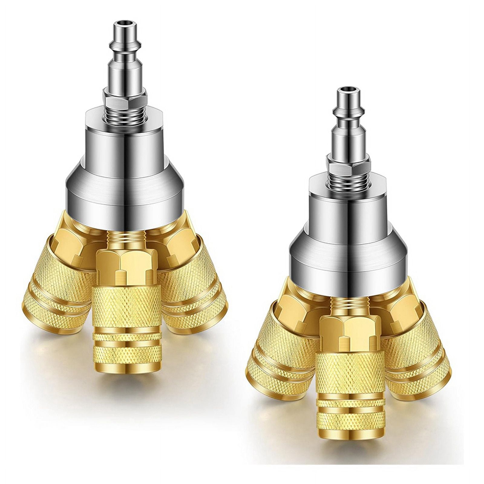 3 Way Air Manifold Splitter Air Compressor 4 Port Industrial Outlet ...