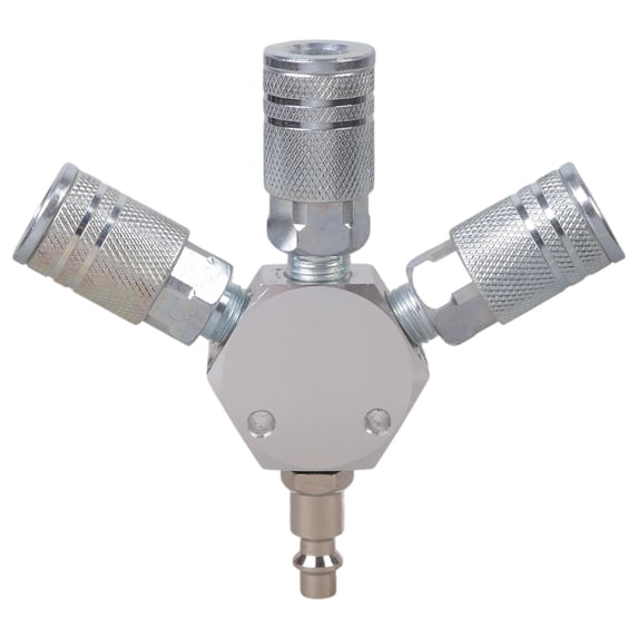 3 Way Air Manifold with Coupler and Plugs Air Splitters Quick ...