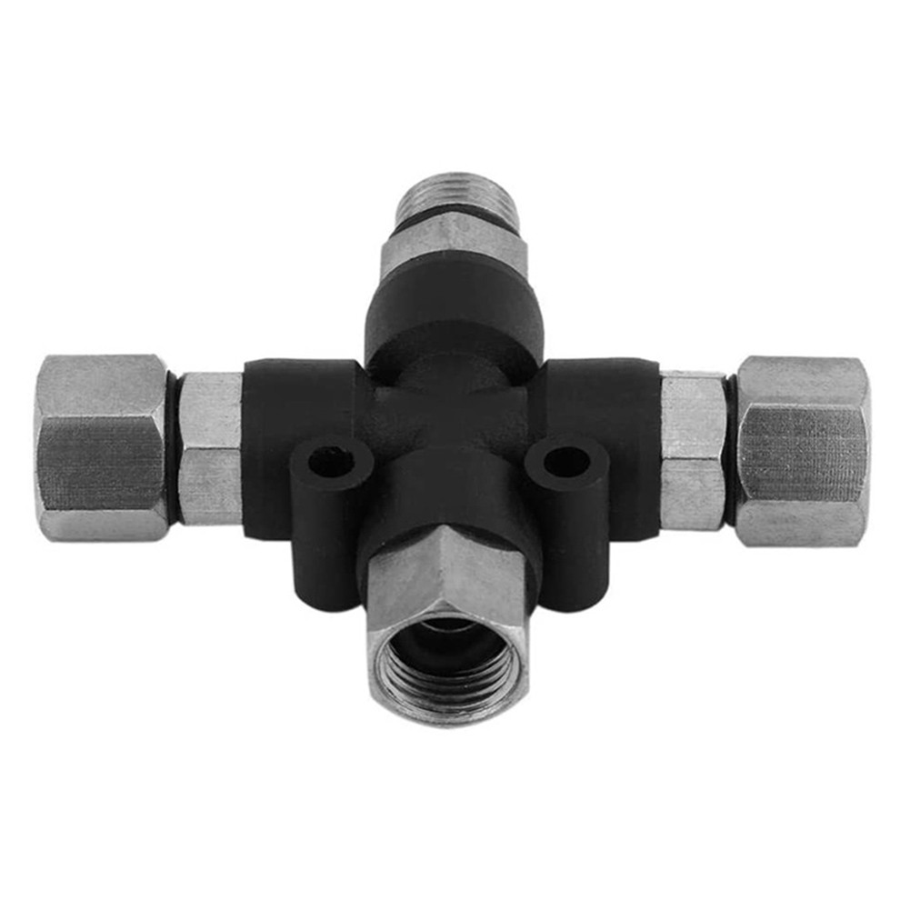 3 Way Airbrush Airhose Splitter with 1/8inch BSP Fittings 2 Male Air ...
