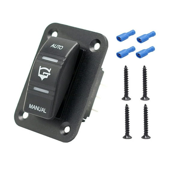 3 Way Bilge Pump Rocker Switch Waterproof 12V 24V 4Pin 20A SPDT Auto ...