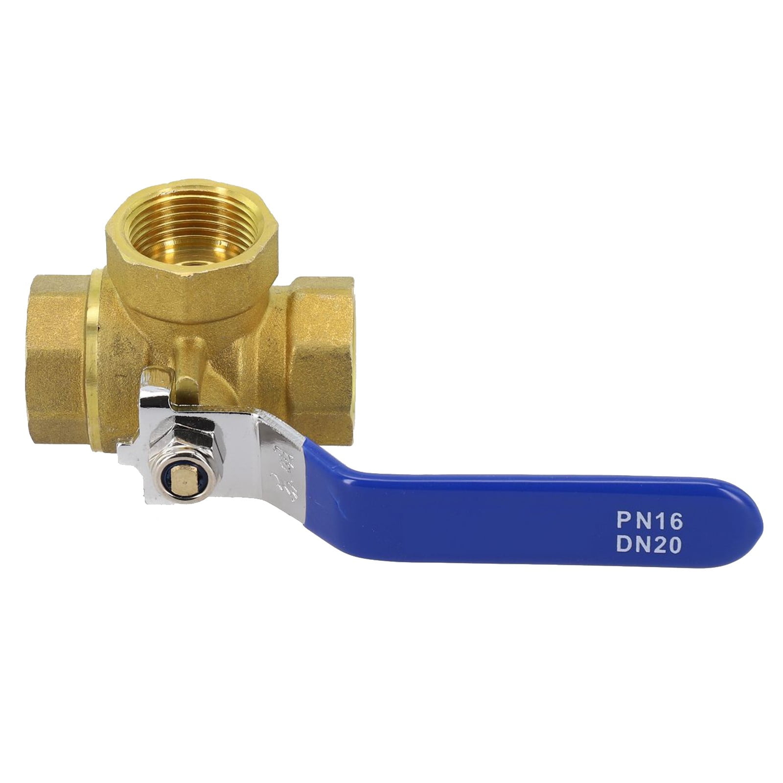 3 Way Brass Ball Valve, L/T Bore Valve Ball Valve for Water Oil Gas ...