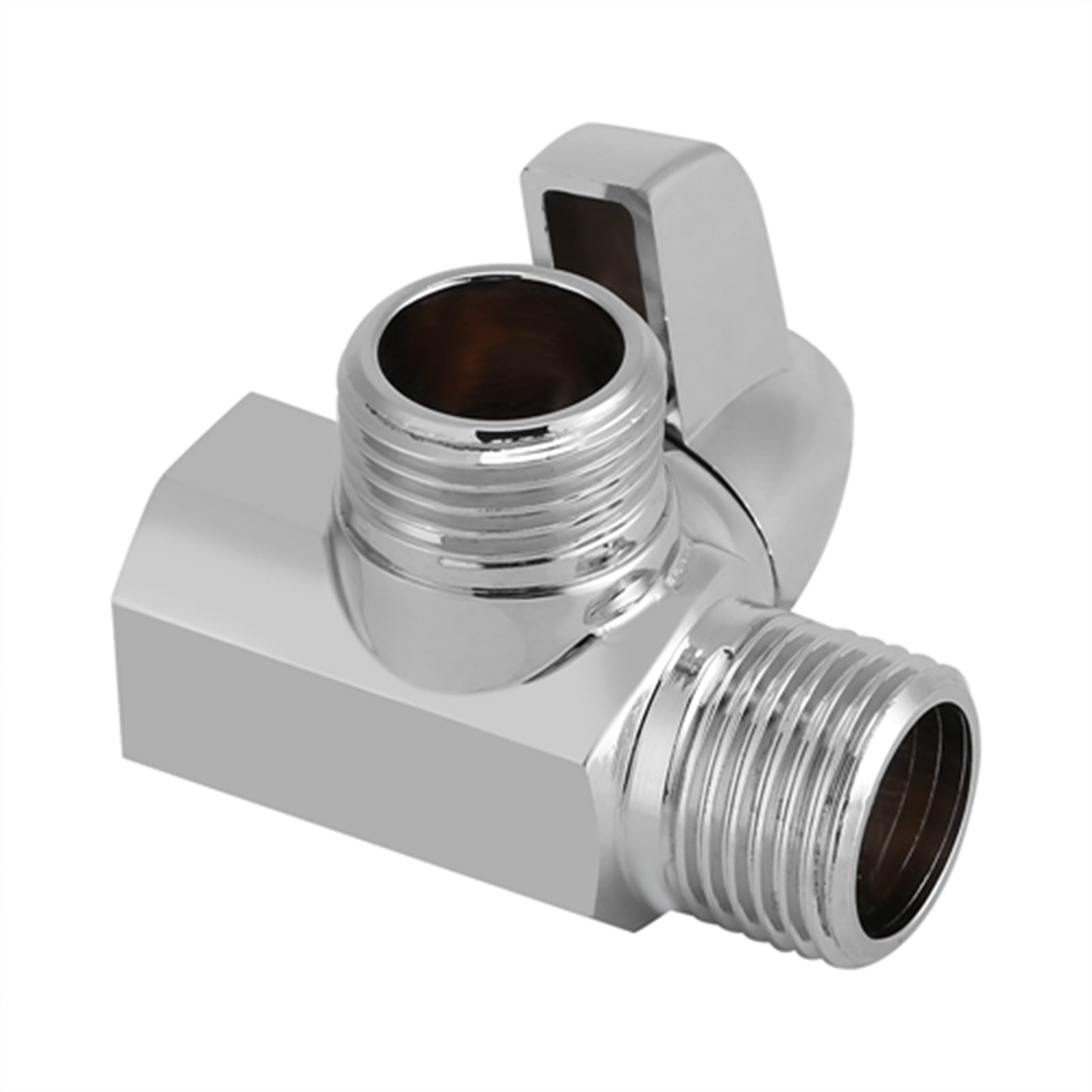 3‑way Brass Chrome Diverter G1 2 T Shape Adapter Valve For Shower Arm