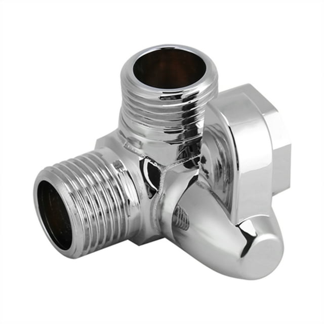 3way Brass Chrome Diverter G1 2 T Shape Adapter Valve For Shower Arm
