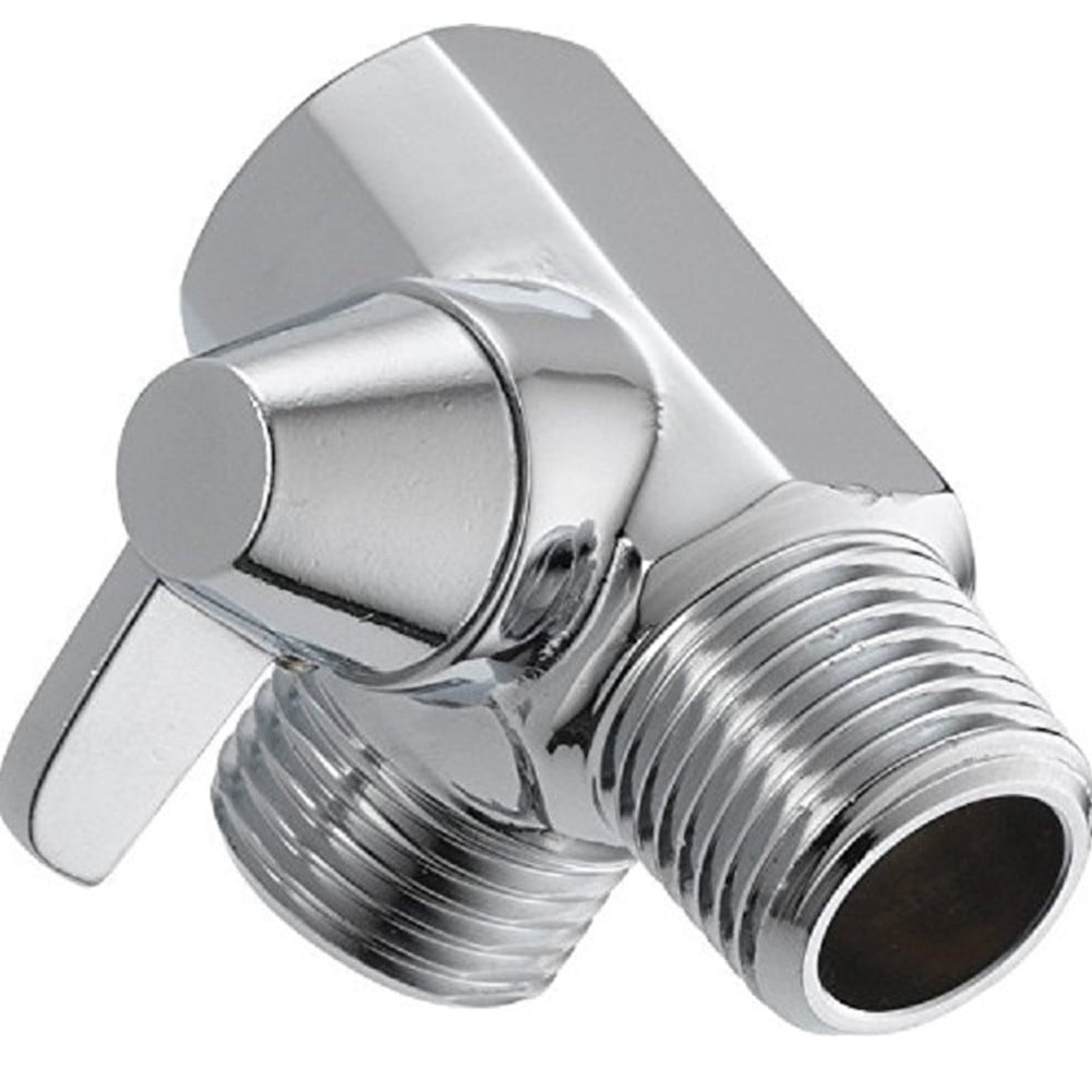 3-Way Brass Chrome Diverter T Shape Adapter Valve for Shower Head ...