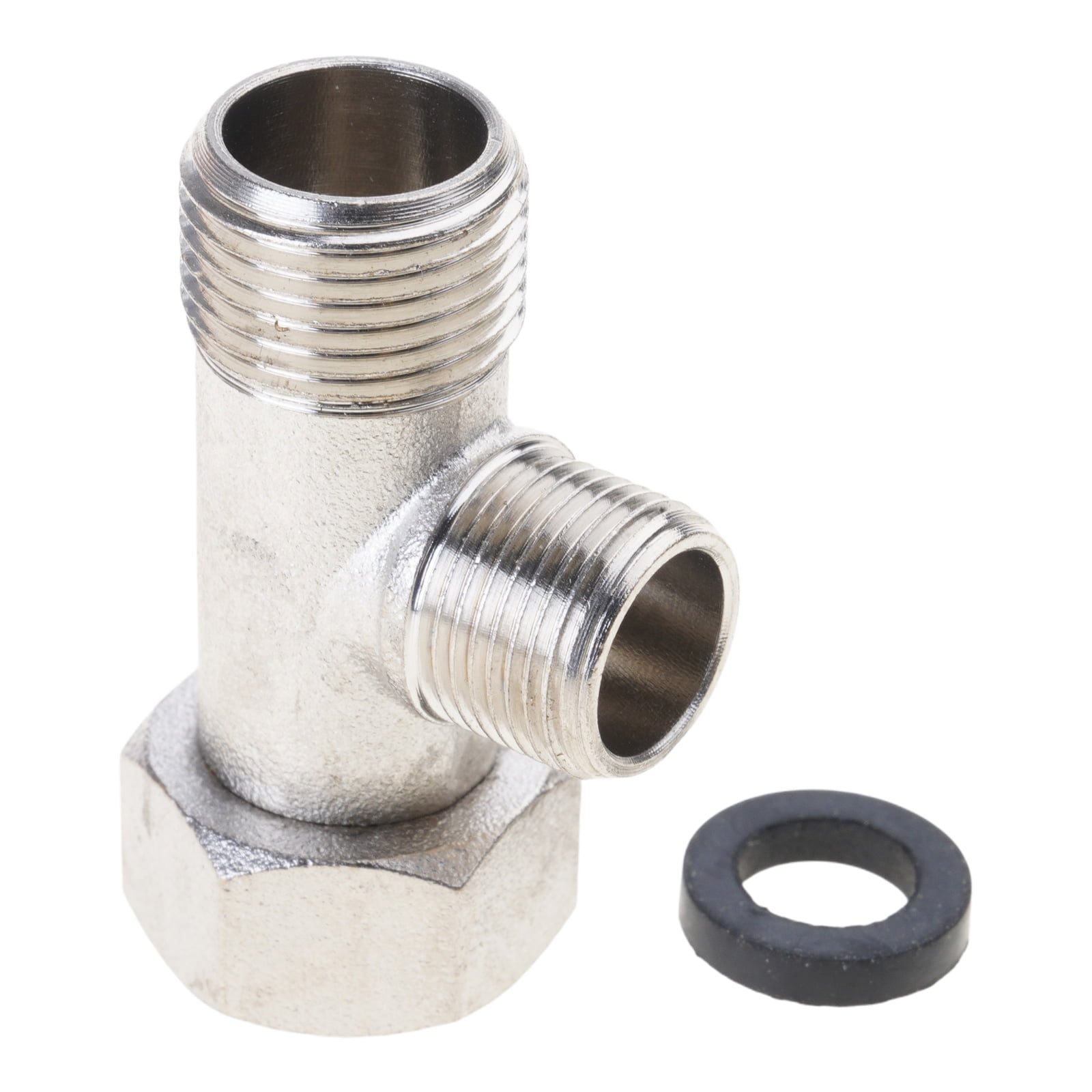 3 Way Brass Plumbing Connectors Toilet Faucet Splitters Valves Bidet ...
