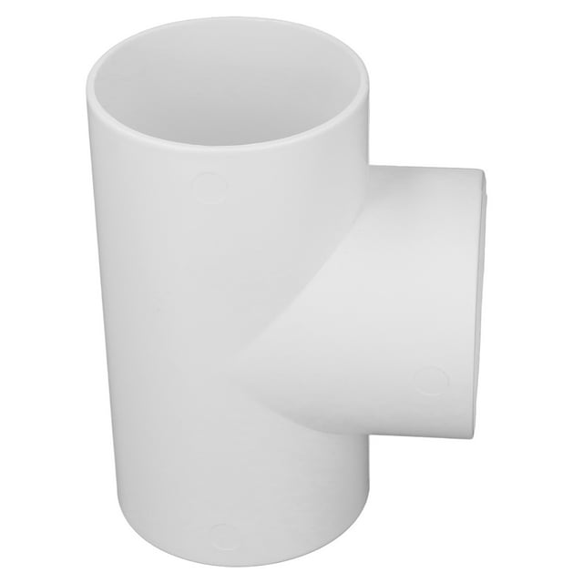 3 Way Duct Connector Corrosion Resistant PVC T Shape Round Pipe Fitting ...