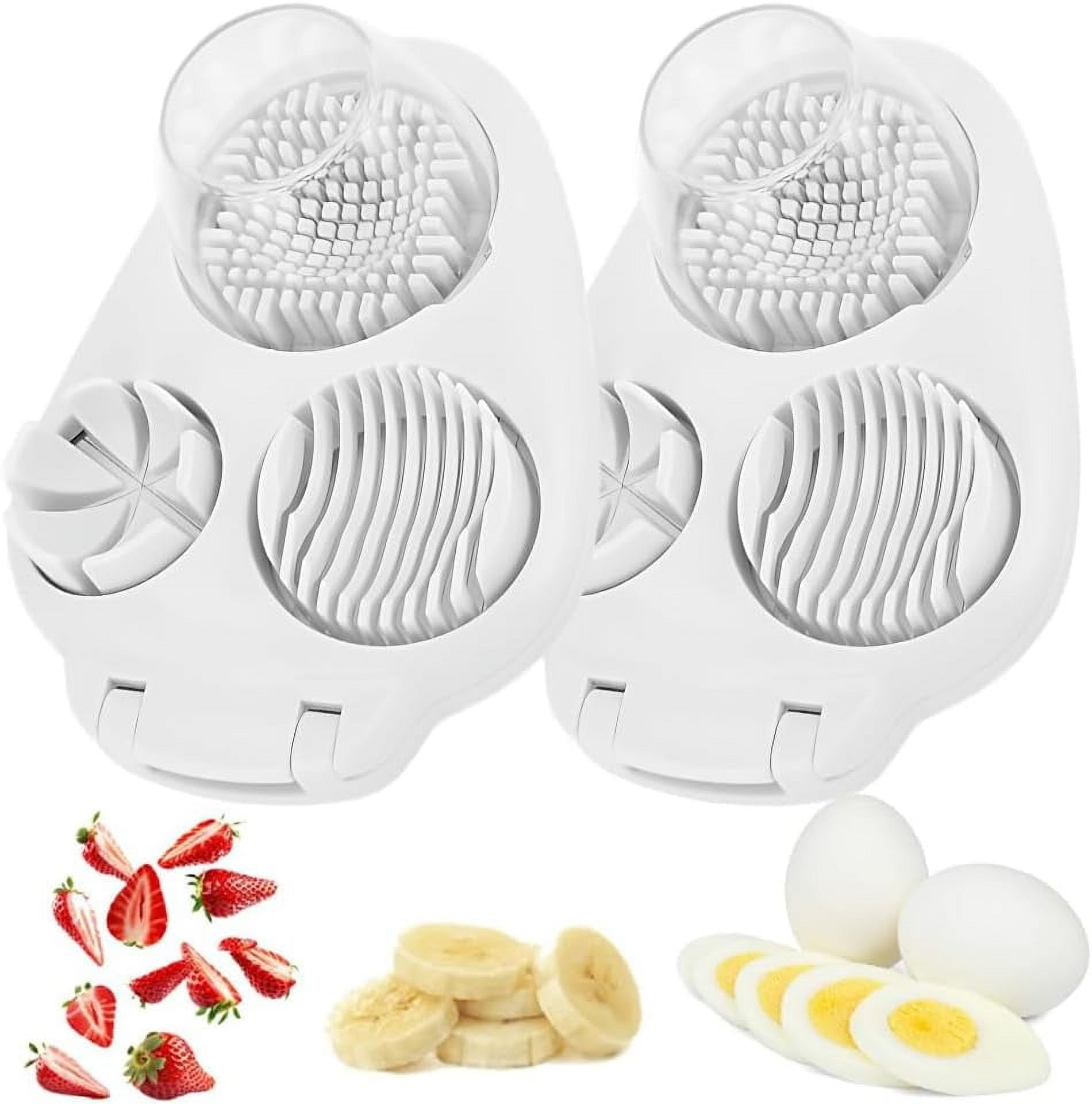 3 Way Egg Slicer For Hard Boiled Eggs, 2025 New Egg Cutter for Hard ...
