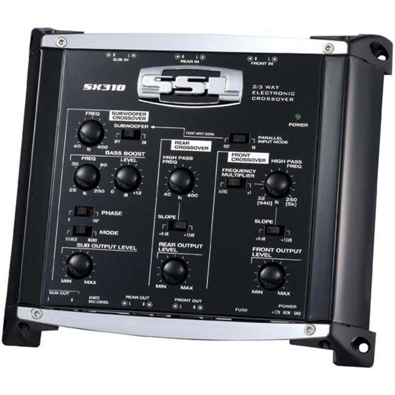 3 Way Electronic Crossover Remote Subwoofer Level Control - Walmart.com