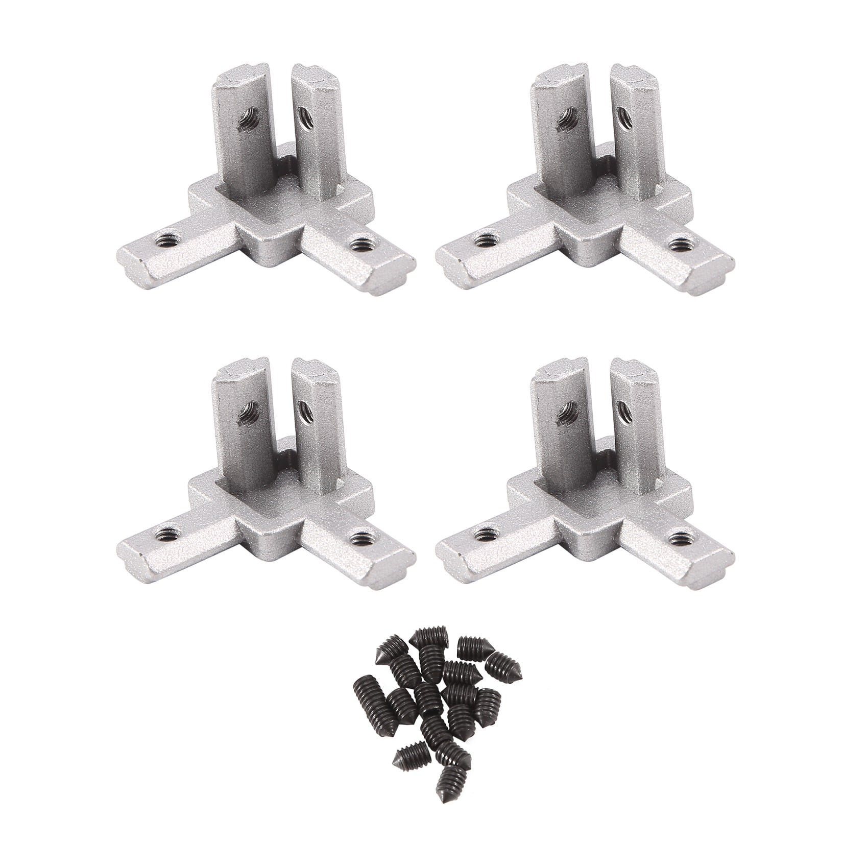 3-Way End Corner Bracket Connector for T slot Aluminum Extrusion ...