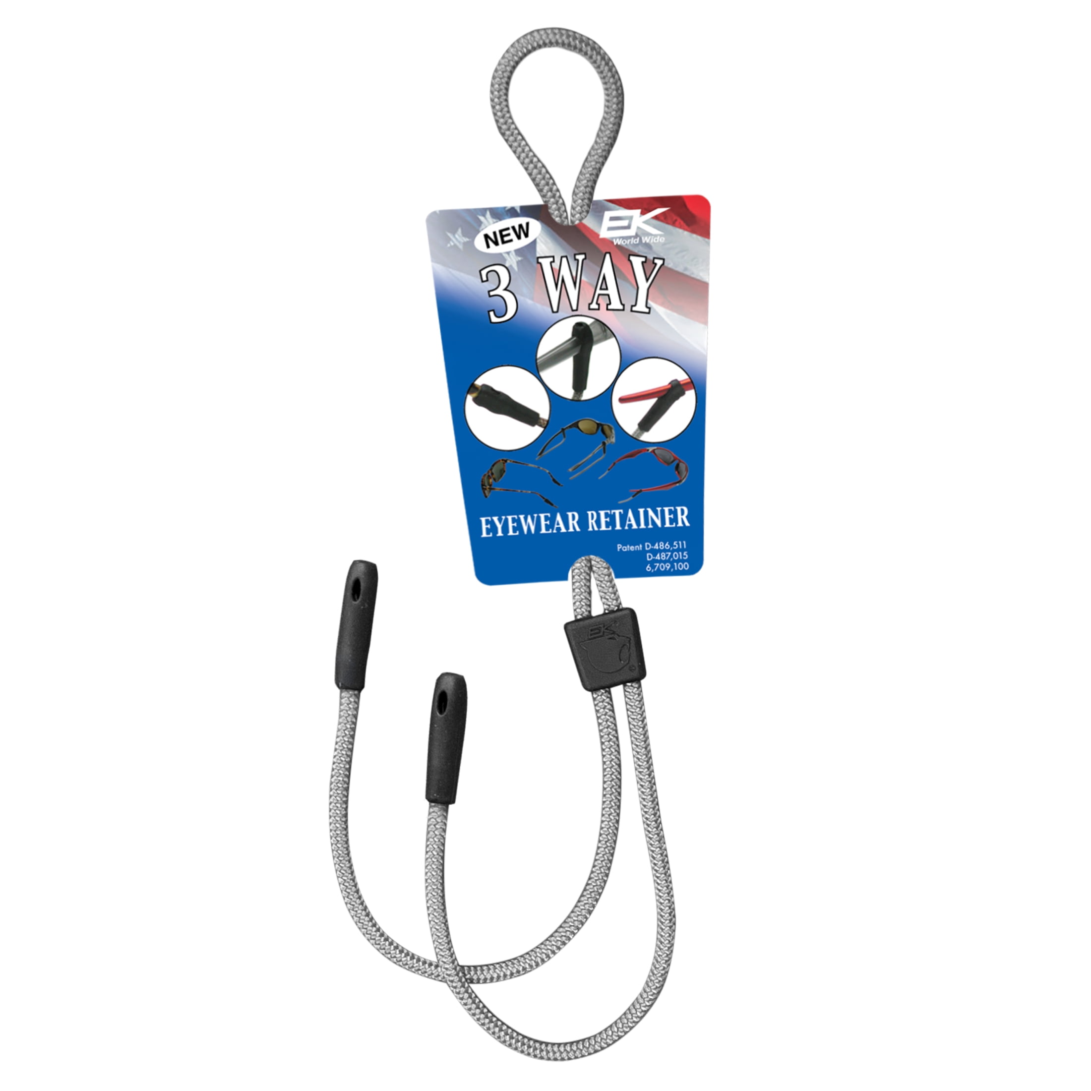E K 3-Way Eyewear Retainer - Secure Eyeglass Strap for Utility and ...