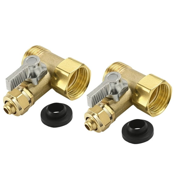 3 Way Inlet Valves Integrated Brass Construction Triple Port Water ...