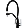 3 Way Kitchen Faucet Brass Single Hole Rotating Hot and Cold Water ...
