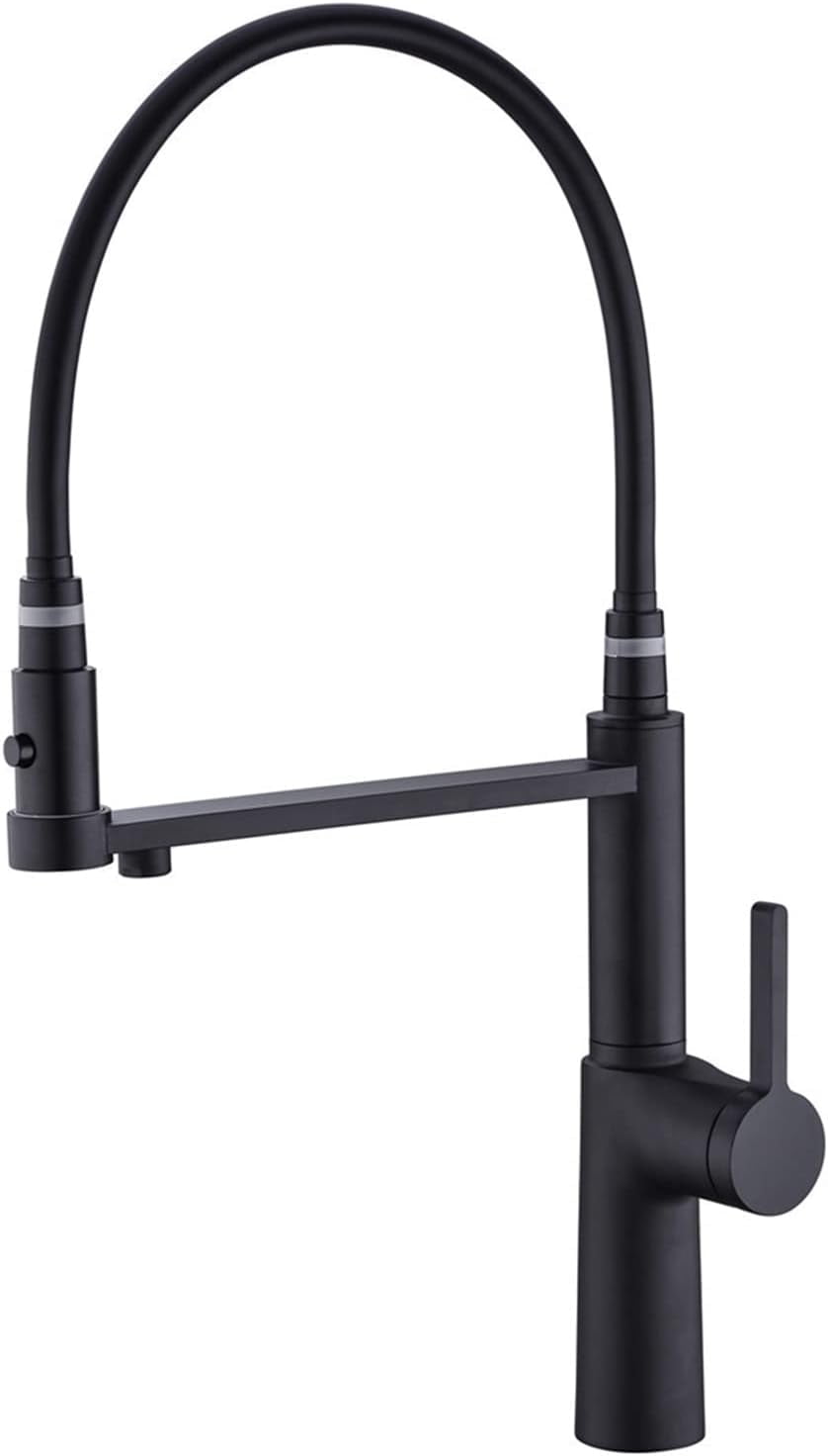 3 Way Kitchen Faucet for Filter Water System, Kitchen Taps Black Brass ...