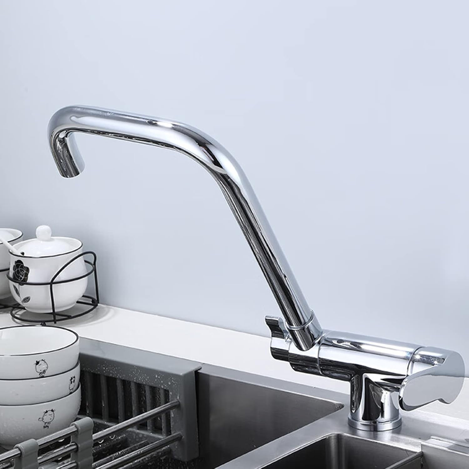 3 Way Kitchen Faucet for Filter Water System, Kitchen Taps Folding ...