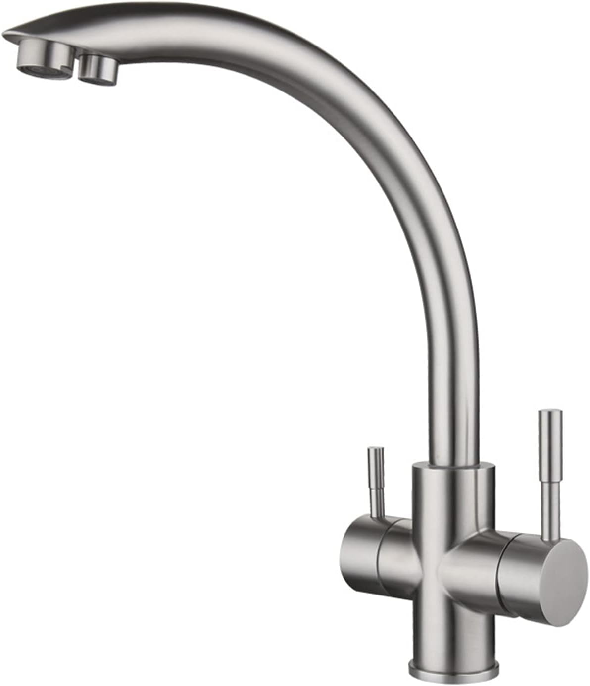 3 Way Kitchen Faucet for Filter Water System, Kitchen Taps Stainless ...