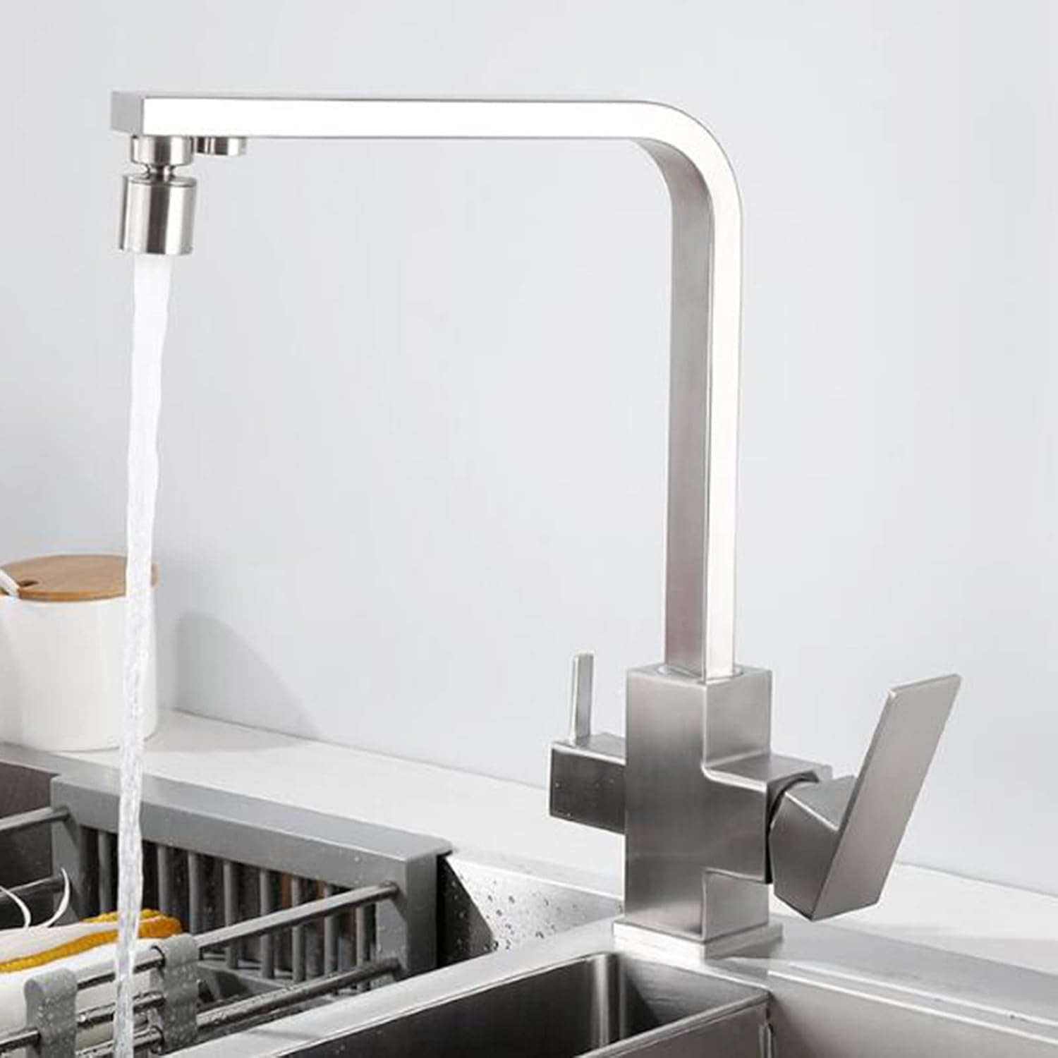 3 Way Kitchen Faucet for Filter Water System, Kitchen Taps Stainless ...
