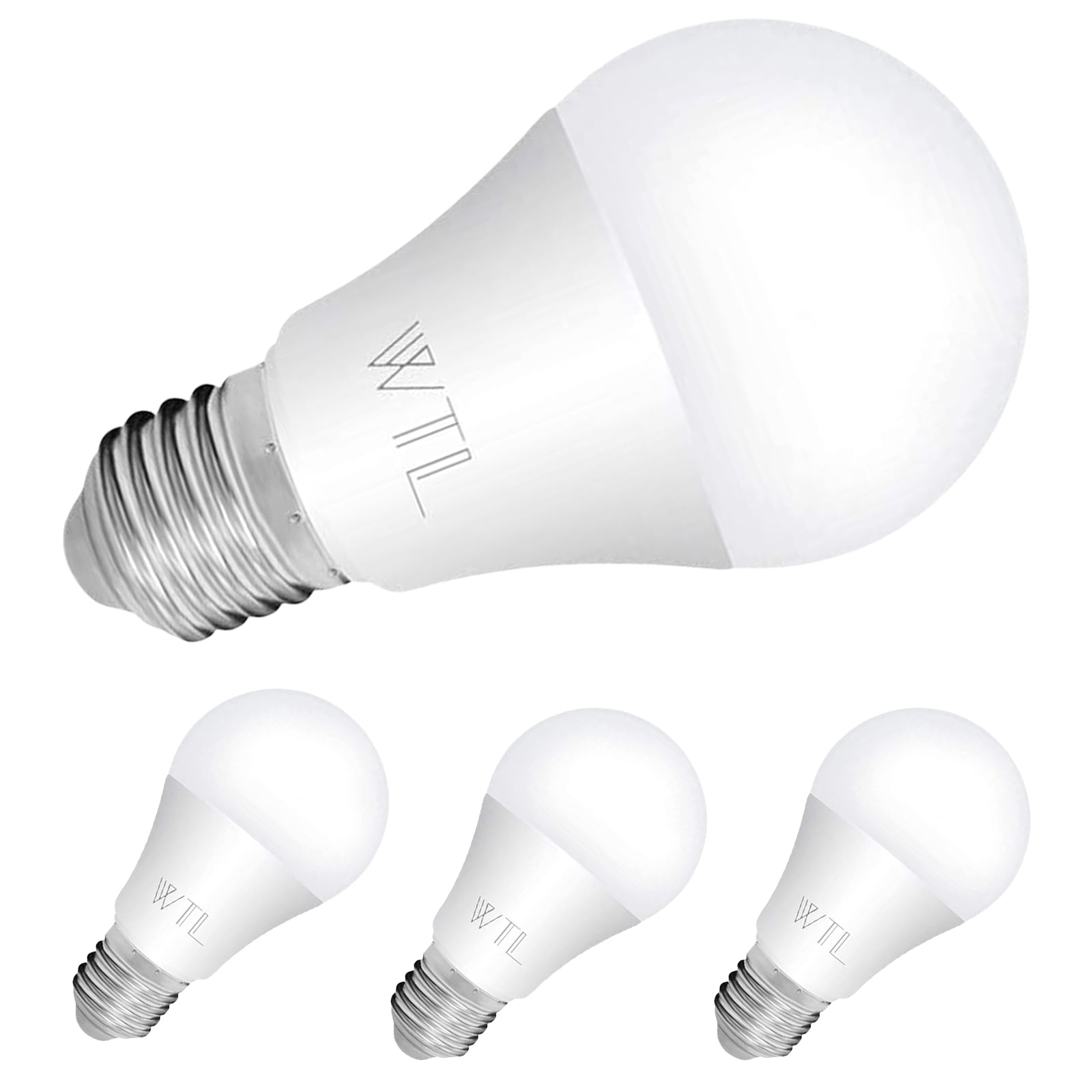 3 Way LED Light Bulbs 50 75 100W, Three Way 3000K Soft Light 5W/10W/15W ...