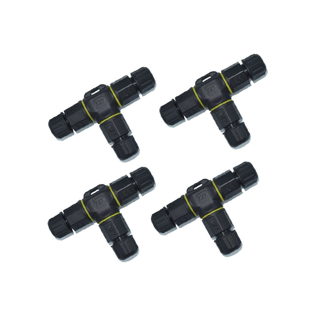 3 Way LED Light Connector Pin Terminal Adapter Wire Waterproof ...