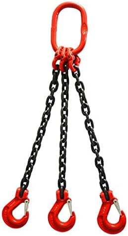 3 Way Lifting Chain Sling with Sling Hooks, Sling Chain for Lifting 3 ...