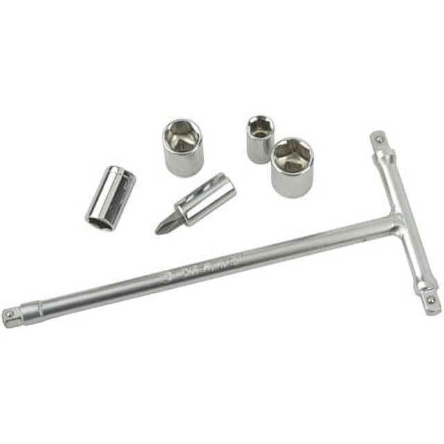 3-Way Mini T-Handle Wrench Tool Kit 1/4" Drive - Walmart Business Supplies