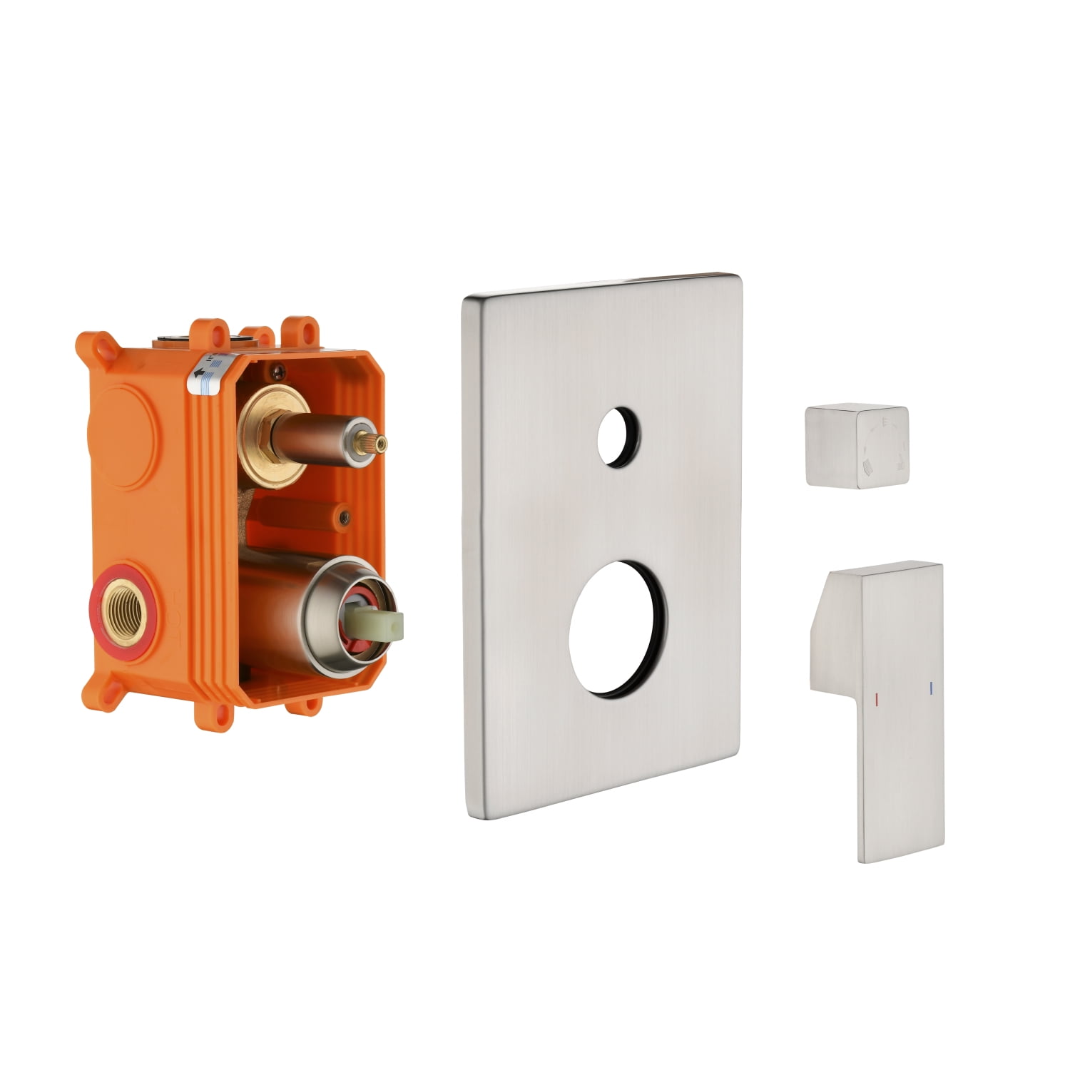 3 Way Outlet Function Solid Brass Shower Diverter Valve Mixer Rough-In ...