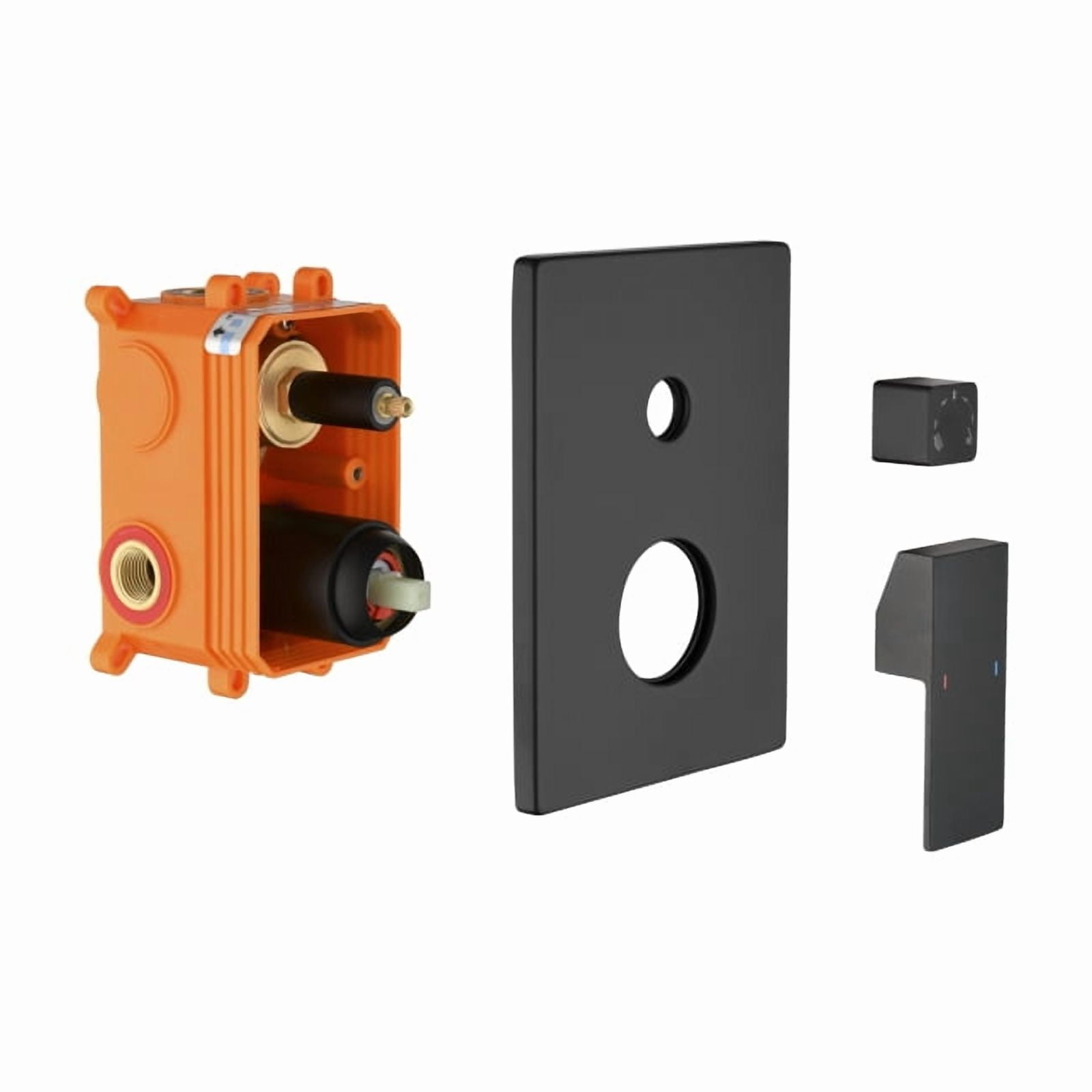 3 Way Outlet Function Solid Brass Shower Diverter Valve Mixer Rough-In ...