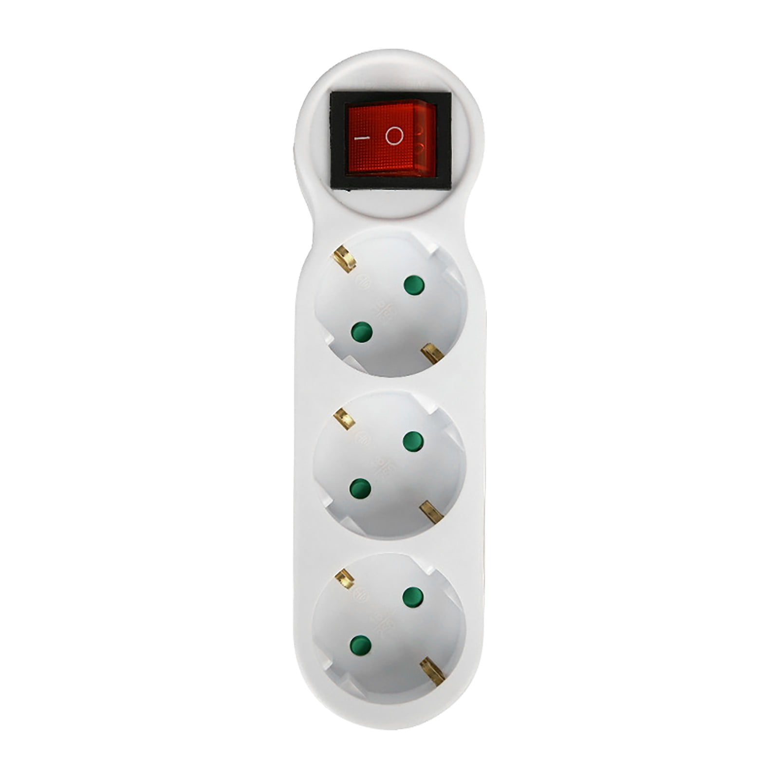 3-Way Power Strip Plug-In Socket Adapters Flame Retardant Heat ...