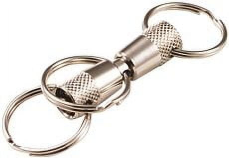 3-Way Pull-Apart Key Ring, Chrome-Plated, 12 Per Pack - Walmart.com